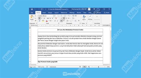 Cara Mengatur Garis Tepi Di Word IFaWorldCup
