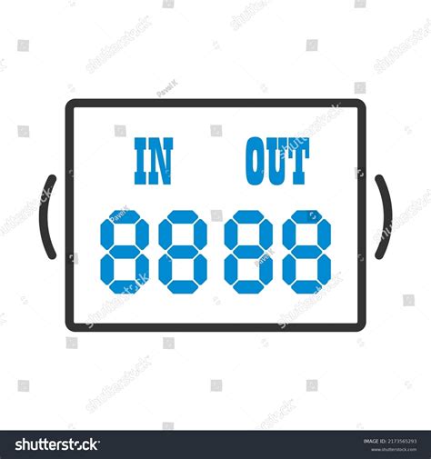 Icon Football Referee Scoreboard Editable Bold Stock Vector Royalty Free 2173565293 Shutterstock