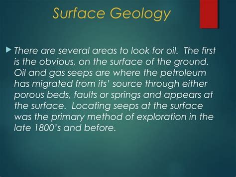 Surface Geology And Subsurface Geology Ppt Geology Science