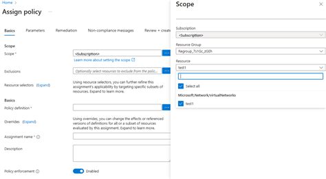 assign policy to specific resource in azure microsoft qanda