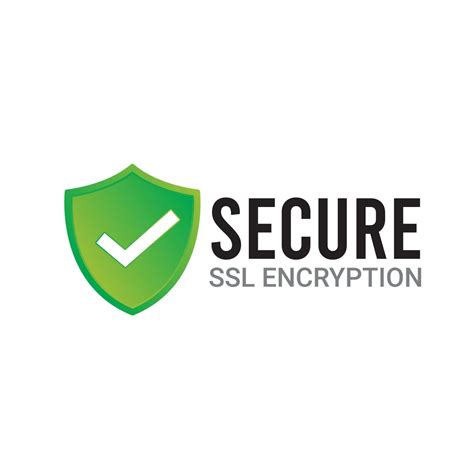 Secure Ssl Encryption Logo Secure Connection Icon Vector Illustration Ssl Certificate Icon