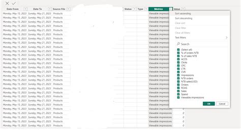 solved how to switch columns and values headers matrix t