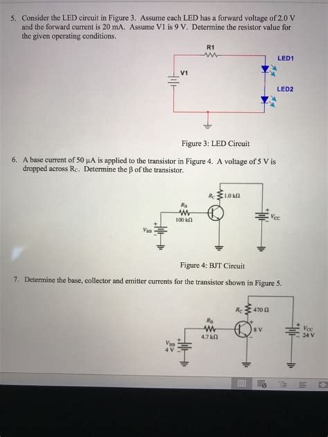 Solved Consider The LED Circuit In Figure Assume Each LED Chegg