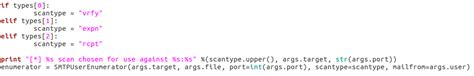 Python Smtp User Enumeration For Penetration Testing