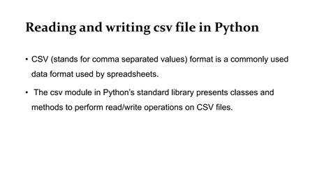 File Handling In Python Pptx