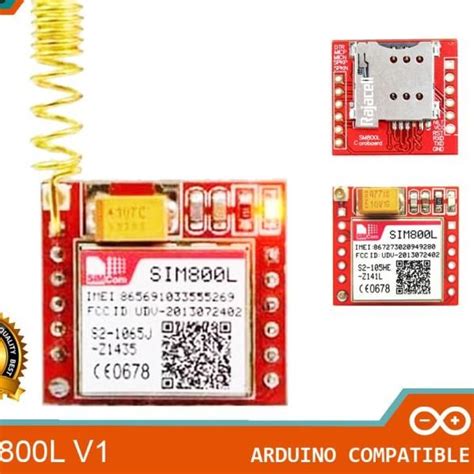Jual Sim800l Gsm Gprs Module For Arduino Gsm Gprs Serial Modem Shield Belum Disolder