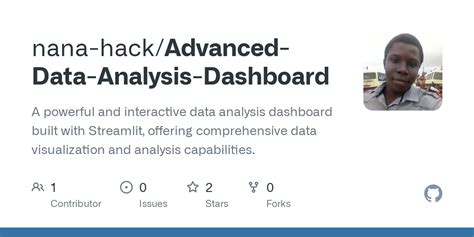 Github Nana Hackadvanced Data Analysis Dashboard A Powerful And
