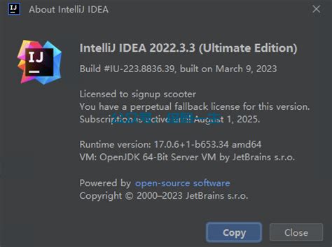 Intellij Idea 2022 3 3 最新破解教程 详细图文教程 永久激活码（亲测） Ide激活网
