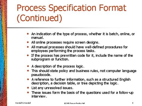 Chapter 9 Describing Process Specifications And Structured Decisions