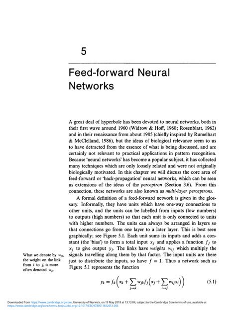 22 Feedforward Neural Networks Pdf Artificial Neural Network