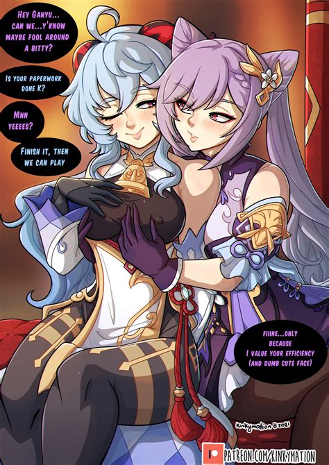 Kinkymation Ganyu Genshin Impact Keqing Genshin Impact Genshin