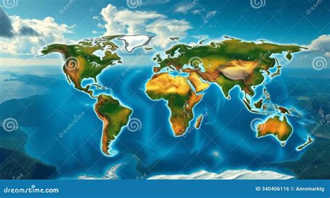 A Detailed Map Illustrating Biodiversity Hotspots Around The World