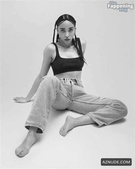 Fka Twigs Sexy And Nude Poses Her Hot Body For Calvin Klein Black And White Photoshoot Aznude