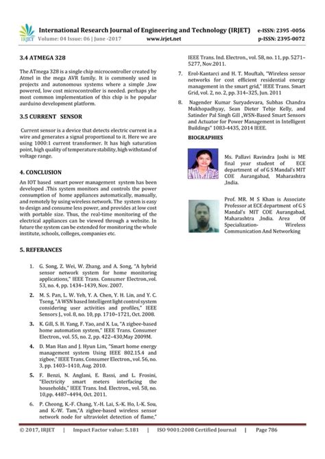 Iot Based Smart Power Management System Using Wsn Pdf Home Appliances Home And Garden