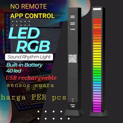 Jual Lampu Led Strip RGB Variasi Remote Kolong Dasbor Kabin Interior Mobil Motor Sensor Suara