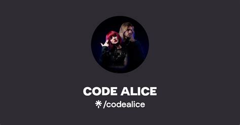 CODE ALICE Instagram Linktree CODE ALICE Instagram Linktree