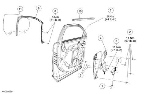 Ford Taurus Service Manual Removal And Installation Glass Frames
