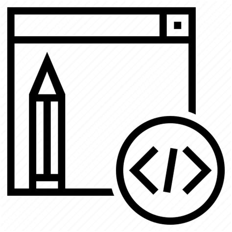 Coding Html Programming Web Design Web Programming Icon Download