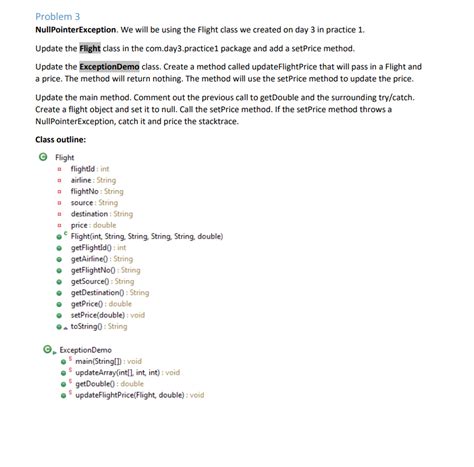 Solved Problem 3 Nullpointerexception We Will Be Using The