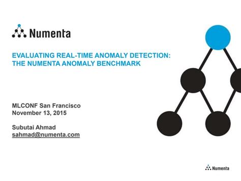 Evaluating Real Time Anomaly Detection The Numenta Anomaly Benchmark Ppt