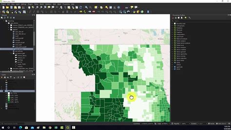 Qgis Demo 8 Choropleth Symbology Youtube