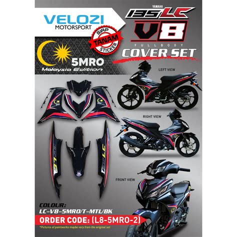 Coverset Bodyset Lc135 Lc V8 5 Millionth Roll Out 5mro Hitam Black Fuel Coverset Bodyset Lc135 Lc V8 5 Millionth Roll Out 5mro Hitam Black Fuel