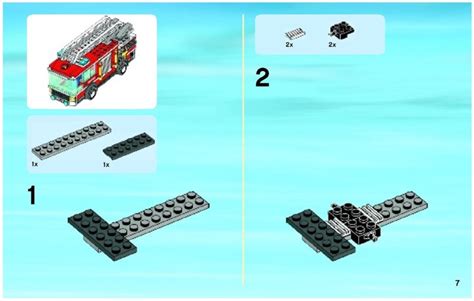 Lego Instructions For Set 60002 Fire Truck City Fire