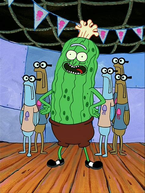 I Turned Myself Into The Leader Of The Jellyspotters Morty Pickle Rick Know Your Meme