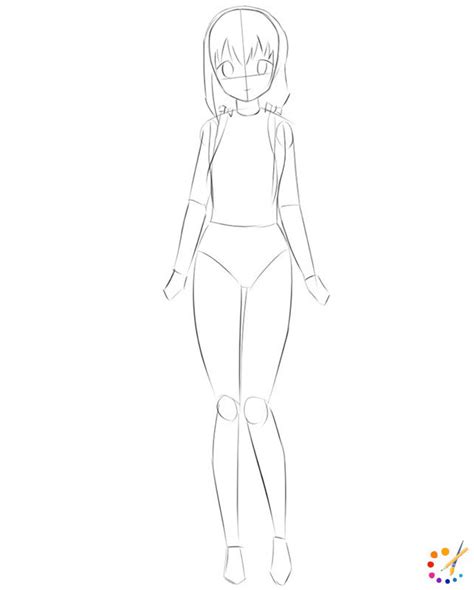 How To Draw Anime Girl Body