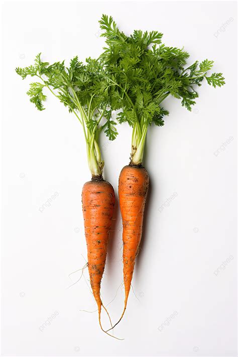 흰색 배경에 세 당근 배경 화면 및 일러스트 무료 다운로드 Pngtree