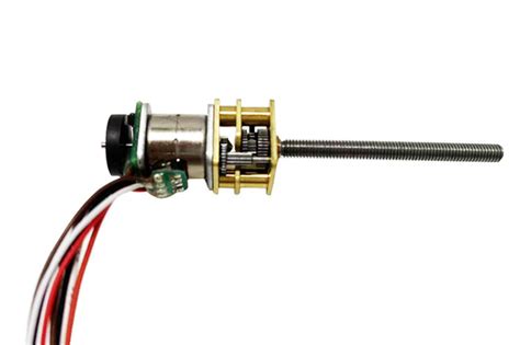 18 Step Angle 5Vdc Gear Motor 10mm Screw Motor Stepper Motor With Encoder Suitable For Medical