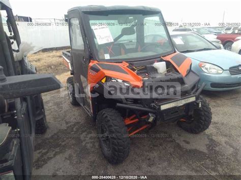 4xauh88a2db164891 Polaris Ranger 2013 From Canada Plc Auction
