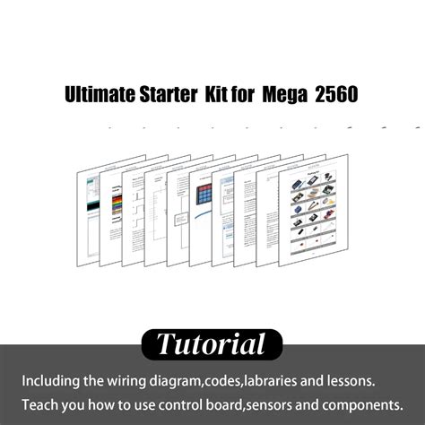 Mega 2560 Project Starter Kit For Mega328 Nano With Tutorial Compatible