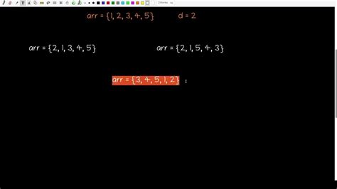 Rotate Array Geeksforgeeks Problem Of The Day Python C Youtube