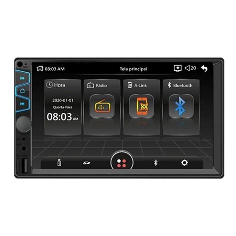 Central Multimidia Roadstar Espelha Android Ios Bluetooth Em Promoção