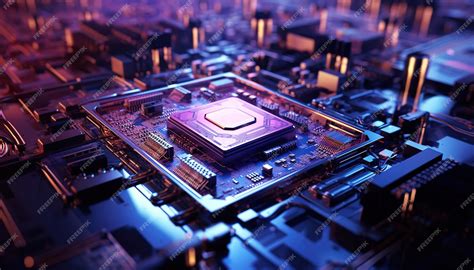 Premium Ai Image Central Computer Processor Cpu Concept Semiconductor Advanced Circuit Board