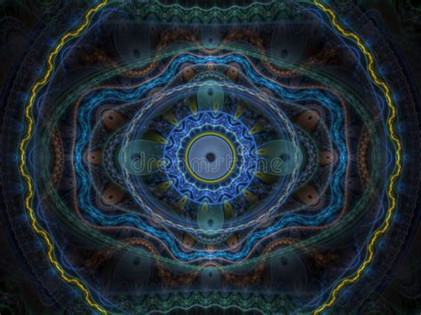 Fractal Geometry Pattern Stock Illustration Illustration Of Science 185304165