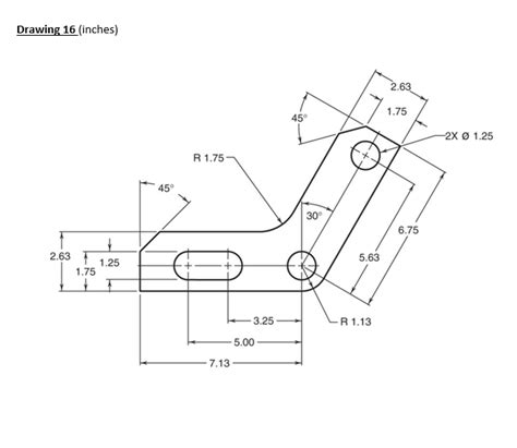 Solved AutoCAD Drawing Assignment Please Send Link To Chegg