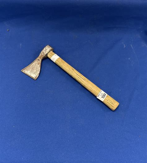 Small Wooden Hand Axe Badgers Auctions