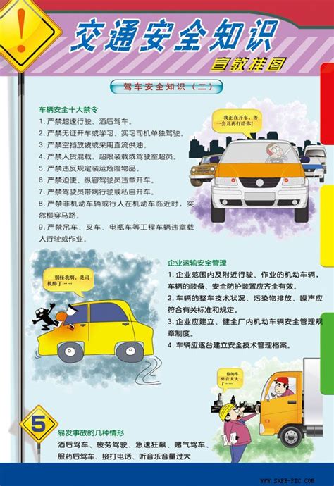 交通安全知识挂图 安全挂图网