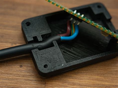 Small Raspberry Pi Pico Case With Built In Cable Retainer By Flummer Download Free STL Model