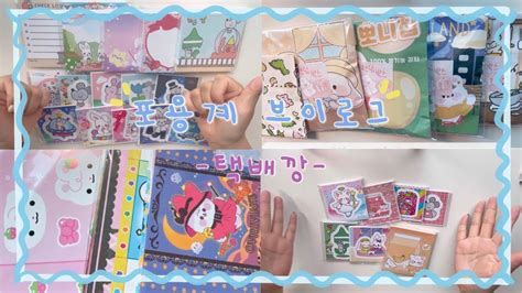 💝포용계 브이로그 택배깡📦 포용준비 포용준비vlog Youtube