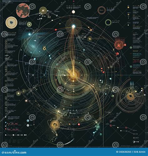 Detailed Chart Of Subatomic Particle Interactions Stock Photography CartoonDealer Com