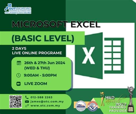 Microsoft Excel Advanced Level Online Event Subang Jaya 26 June To 27 June