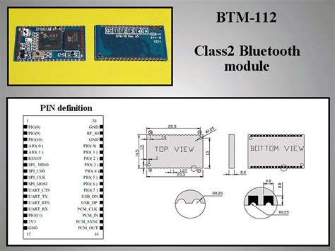Bluetooth Class 2 Modul 80dbm Btm112