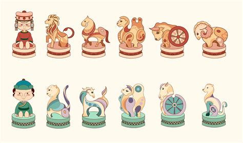 蒙古象棋 大赛作品 蒙古象棋 鄂尔多斯市恒创文化有限公司 创意草原
