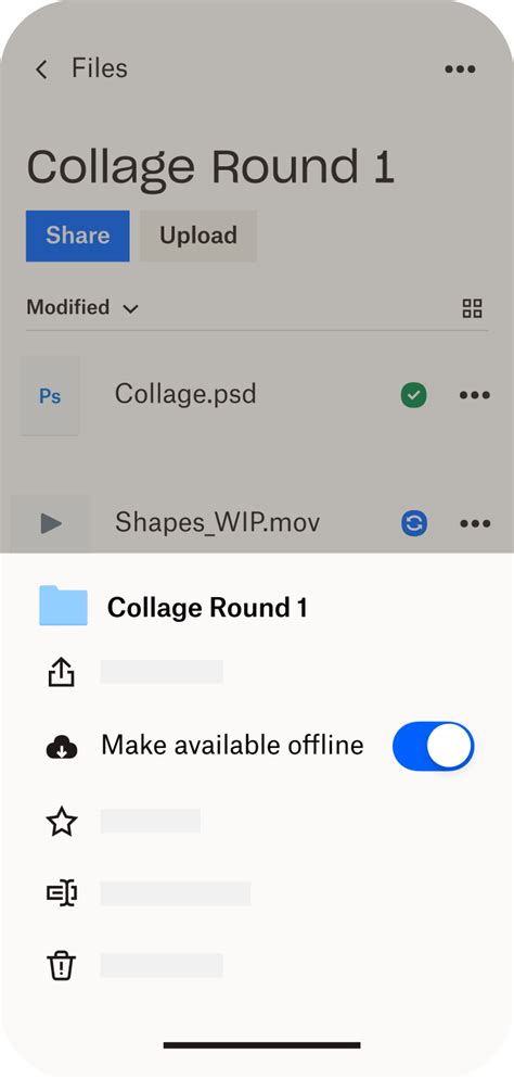 Dropbox Mobile App