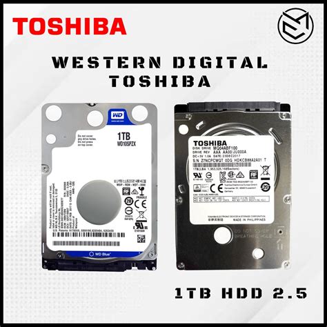 Western Digital WD Blue/ Toshiba 1TB HDD 2.5 SATA Laptop Internal Hard ...