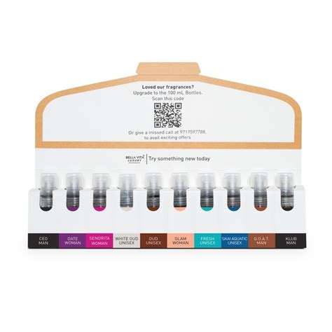 Buy Bella Vita Perfumes Trial Pack Of 10 Online