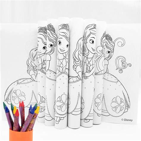 디즈니 그림 책 색칠하기 책 귀여운 소피아 만화 색칠 공부 책 크레용 낙서 책 어린이 동반 재미있는 선물 보내기 노트북 및 쓰기 패드